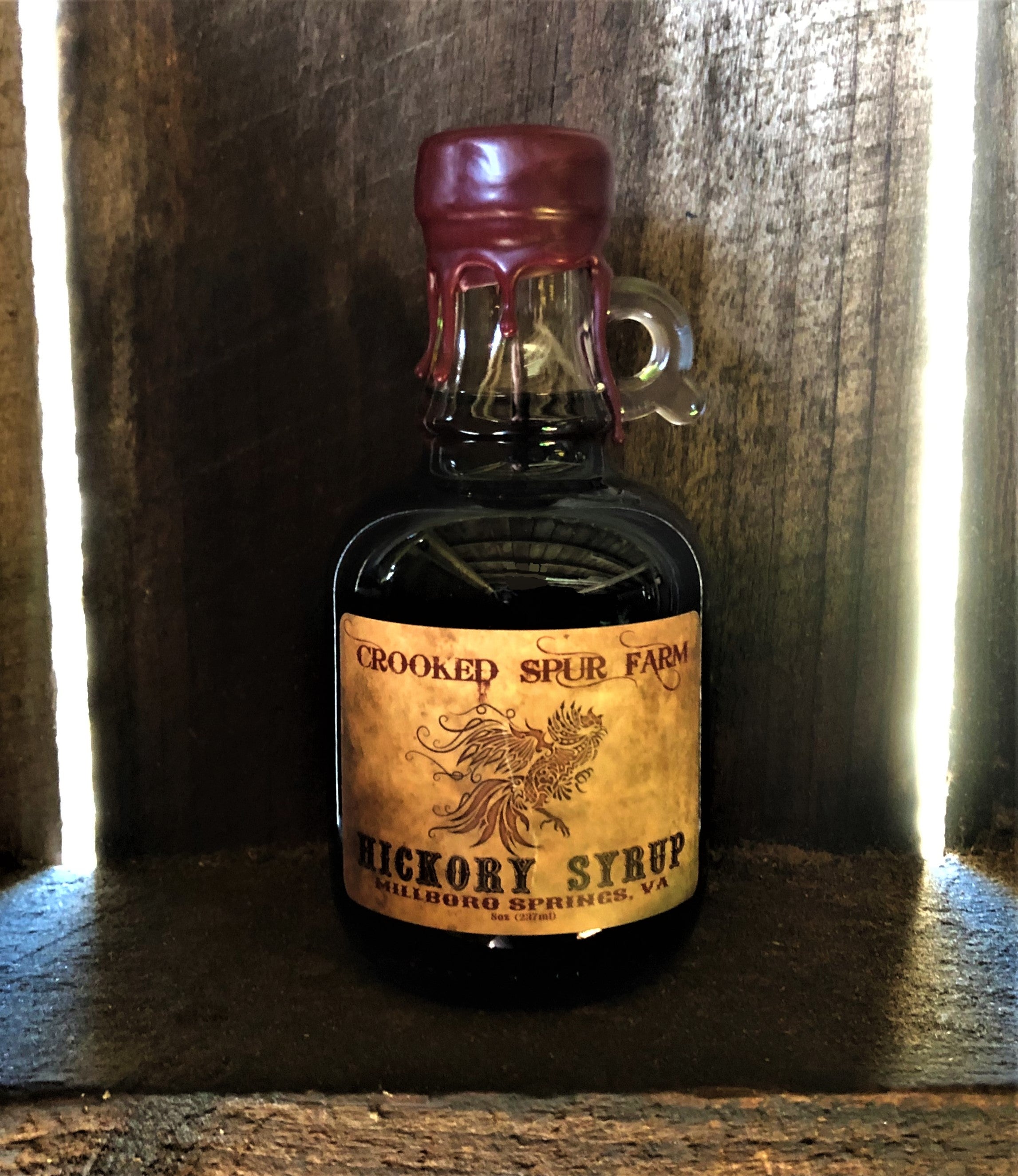 Hickory Syrup 8oz – CROOKED SPUR FARM